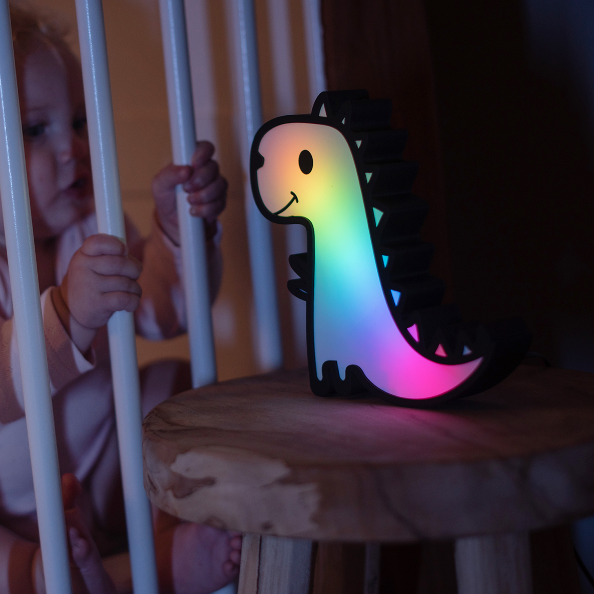 Dino Night Light - KiddieAlarm